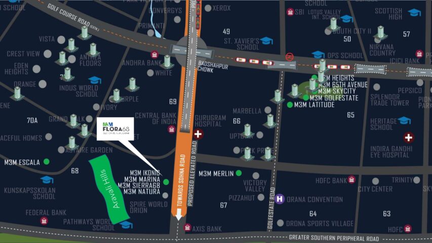 M3M Flora 68 Luxury Project Sector 68 Sohna Road Gurgaon