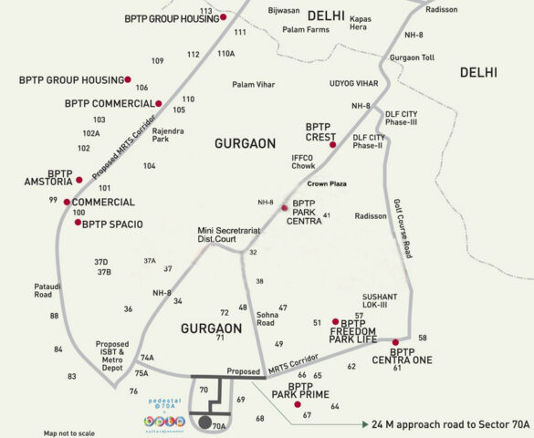 BPTP Pedestal Ready to Move Luxury Floors Sector 70A Gurgaon