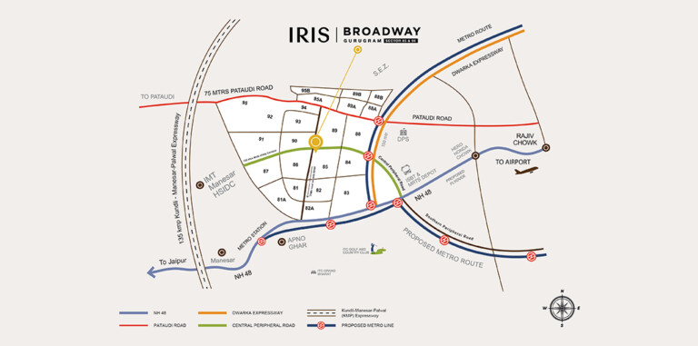 Trehan Iris Broadway Luxury Commercial Shops in Sector 85 Gurgaon
