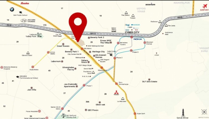 M3M Jewel Luxury Commercial Retail Shops in Sector 25 MG Road Gurgaon