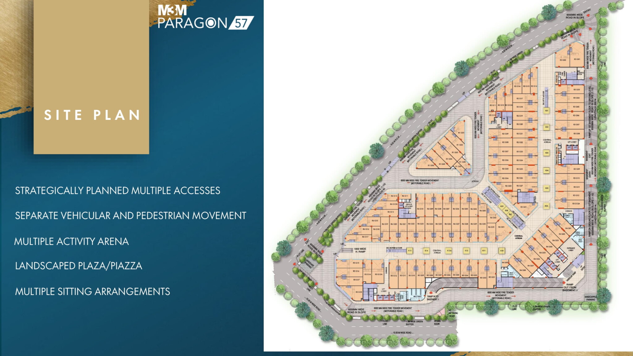 M3M Paragon 57 Luxury Commercial Shops in Sector 57 Gurgaon