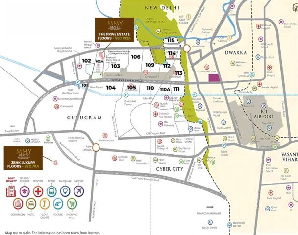 MMY The Prive Estate Floors - Property in Gurgaon, Luxury Properties ...